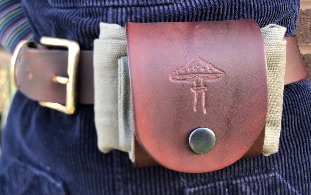 Foraging Belt Bag - Mushroom Design - Foraging